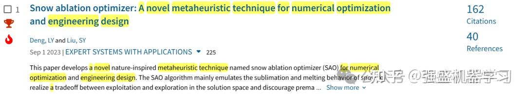 雪消融优化算法(SAO)-SCI一区高被引算法-公式原理详解与性能测评 Matlab代码免费获取 - 知乎