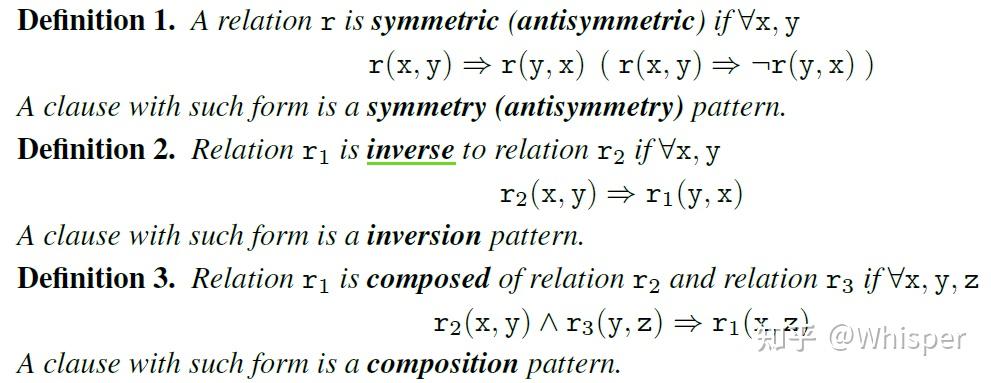 论文笔记：ROTATE: KNOWLEDGE GRAPH EMBEDDING BY RELATIONAL ROTATION IN COMPLEX SPACE-ICLR2019 - 知乎