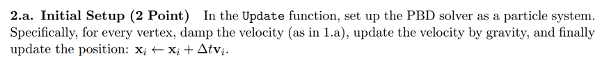GAMES103 作业二 布料模拟（PBD方法） - 知乎