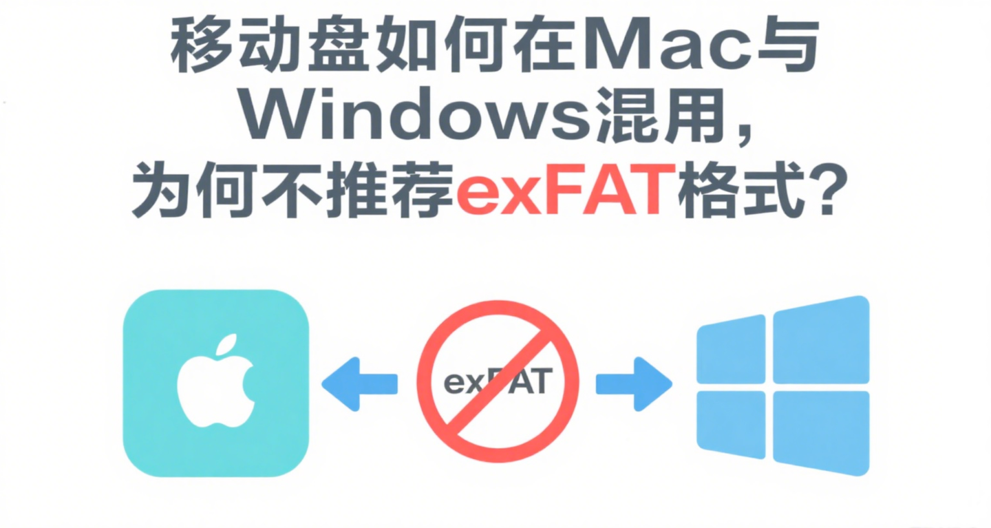 移动盘在Mac与Windows混用，为何不推荐exFAT格式？ - 知乎