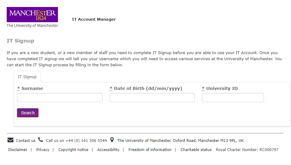 英国曼彻斯特大学递交后的IT 账号的创建 - 知乎