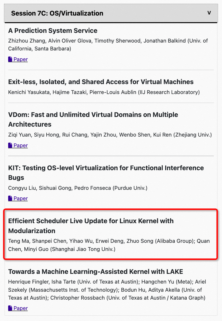 ASPLOS'23 系统顶会论文 Plugsched ：安全、高效的多场景调度器热升级详解 - 知乎