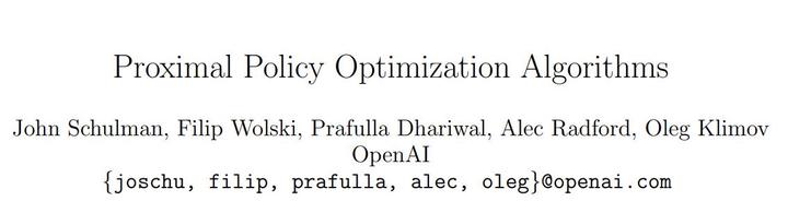 Proximal Policy Optimization Algorithms（PPO） - 知乎