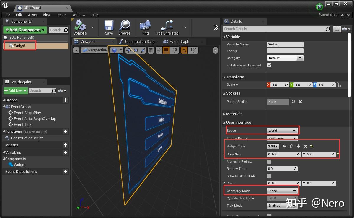 UE4 使用UMG制作UI - 知乎