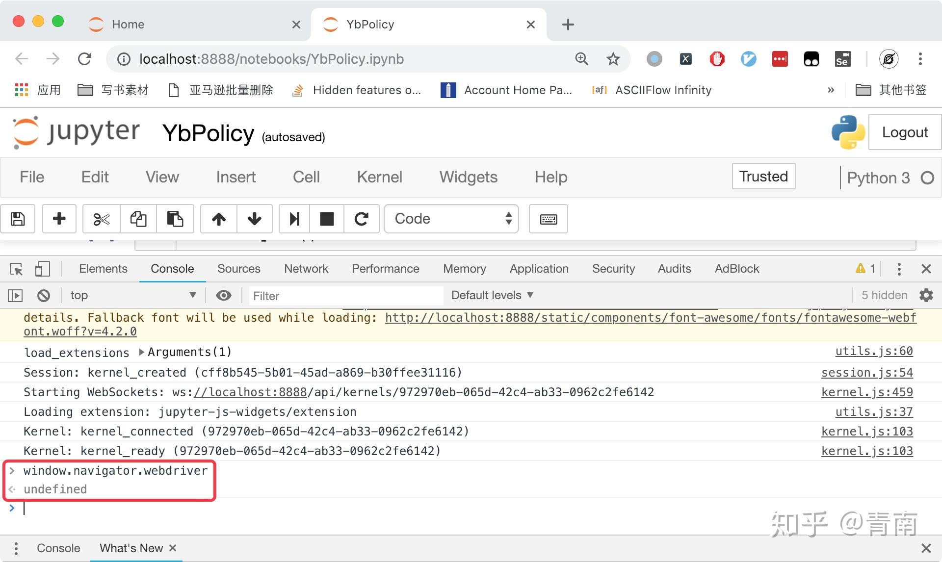 一行js代码识别Selenium+Webdriver及其应对方案 - 知乎
