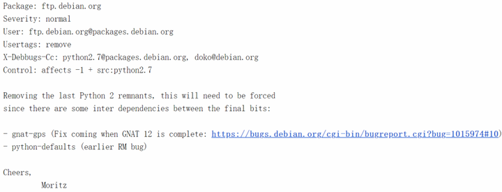 Debian 终于完全删除了 Python 2 - 知乎