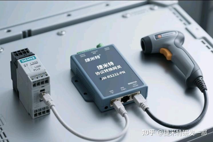RS232转ProfiNet智能网关实现西门子S7-1200PLC与锐码扫码枪通讯的配置案例 - 知乎