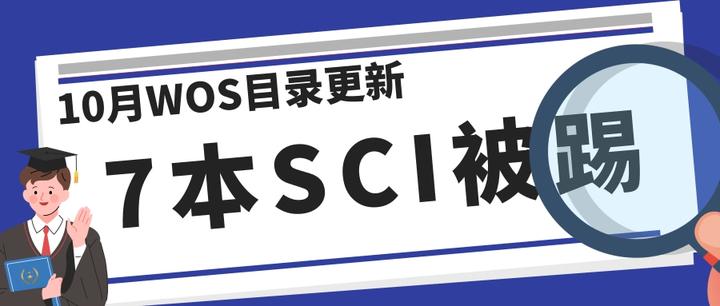 重磅！7本On Hold期刊被踢出SCI，10月WOS目录更新，附EXCEL下载 - 知乎