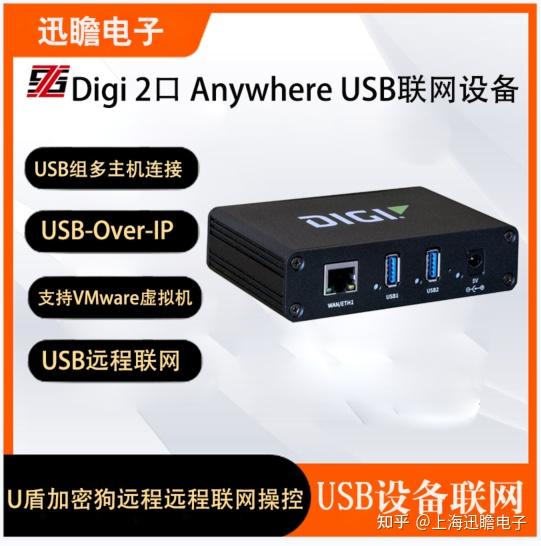 Digi 2口USB联网设备 anywhereusb AW02-G300 - 知乎