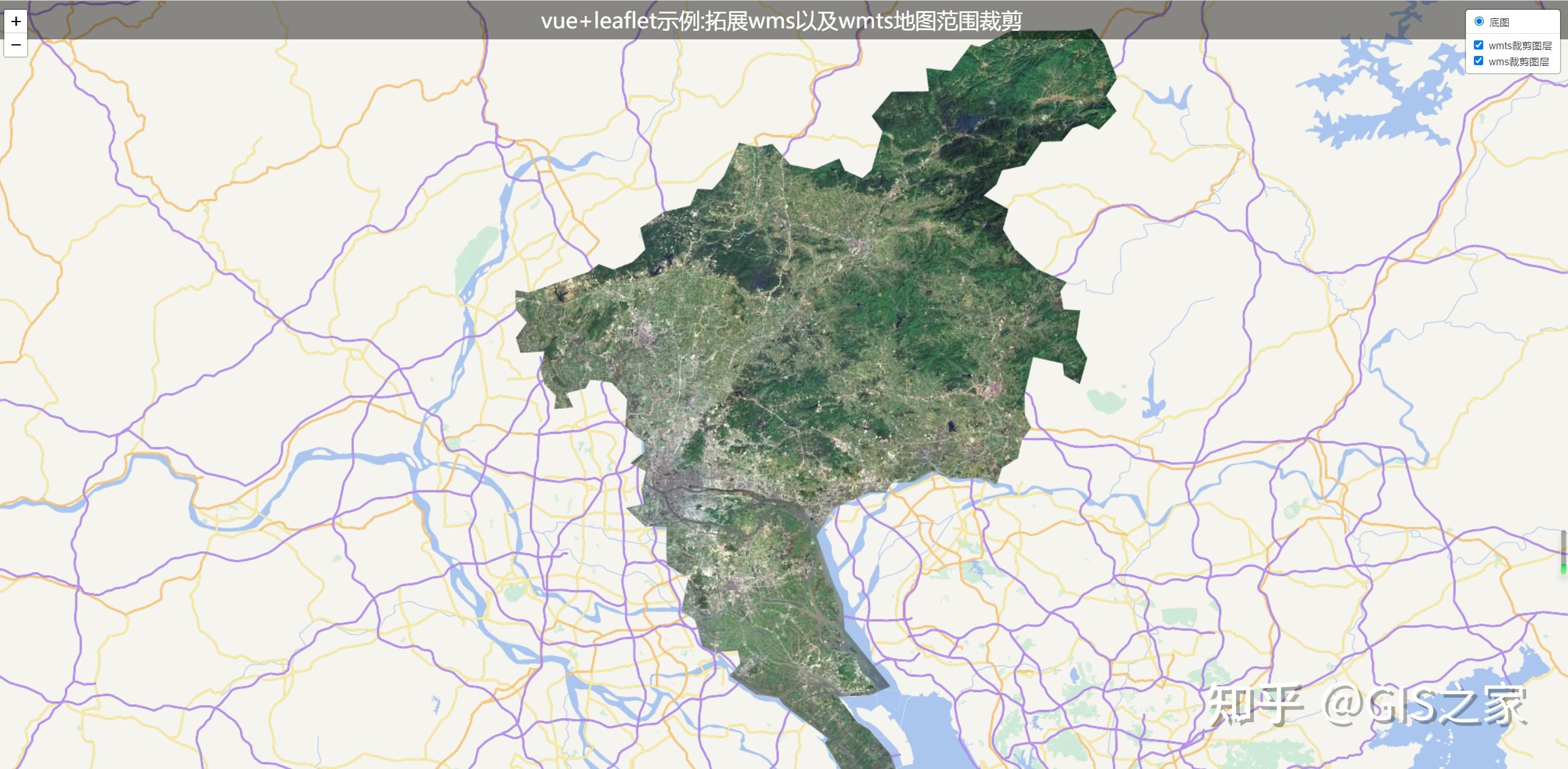 vue+leaflet示例:拓展wms以及wmts地图范围裁剪(附源码下载) - 知乎