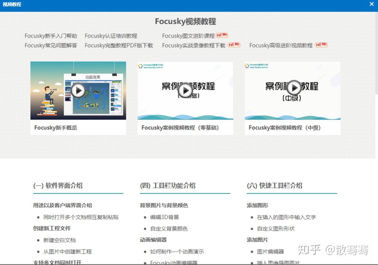 Focusky的新手使用心得 - 知乎