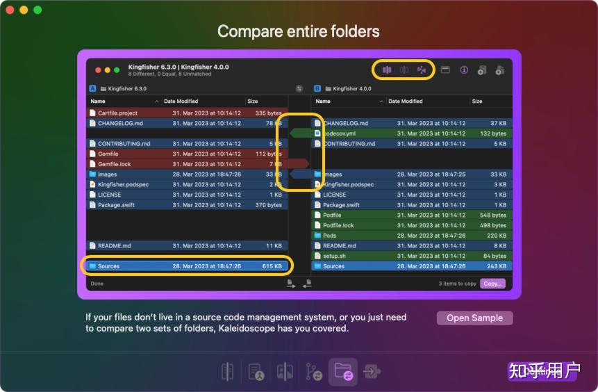 mac 上有什么好用的 diff 软件？ - 知乎