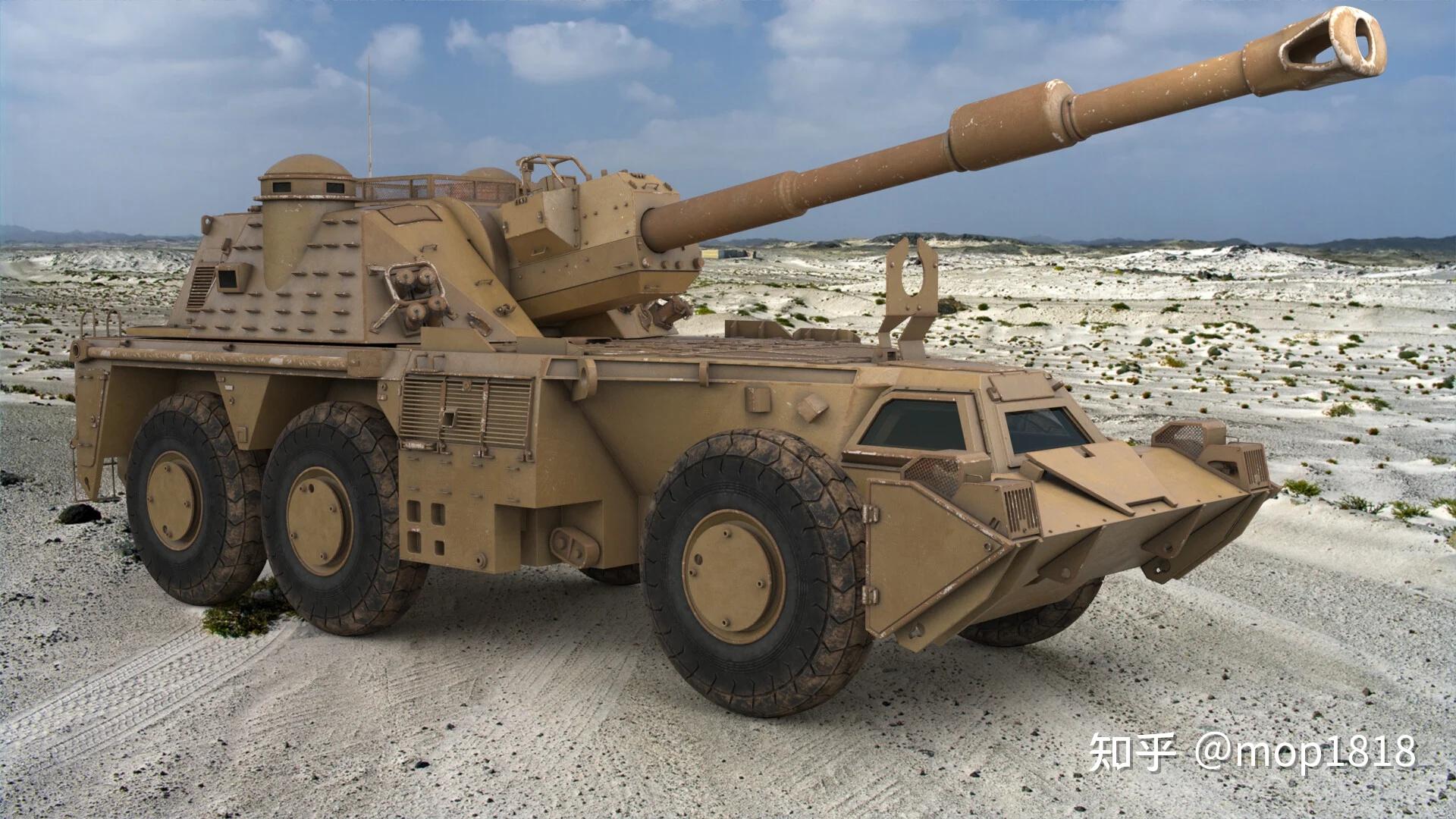 【外网：中英对照】南非G6"犀牛"轮式自行火炮（South Africa G6 "Rhino" Self-Propelled ...