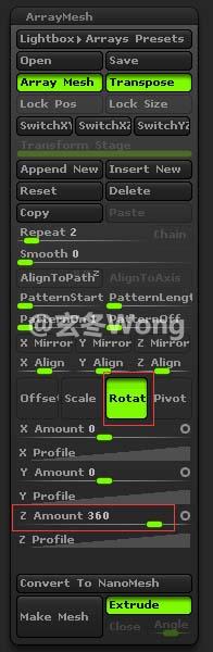 [ZBrush]ArrayMesh和WeldPoints - 知乎