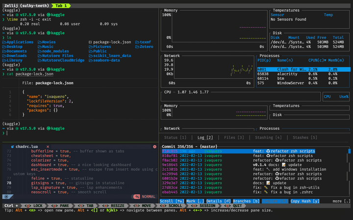 逐步搭建现代大一统终端（Alacritty +Zellij -> WezTerm） - 知乎