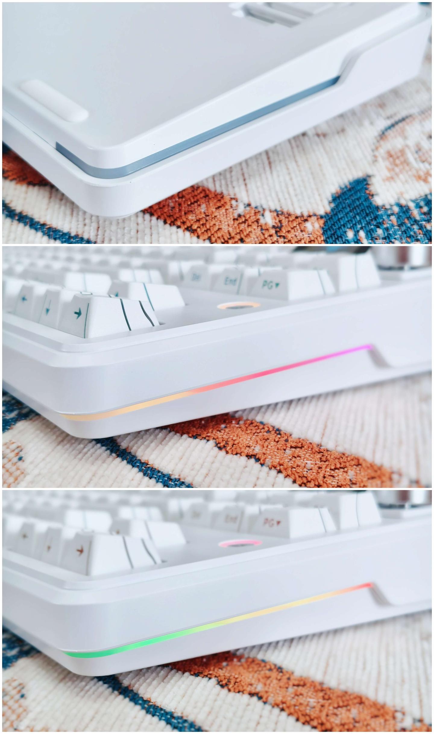 无线三模+音乐律动+流光侧翼灯光+带屏幕：黑爵MK87开箱体验 - 知乎