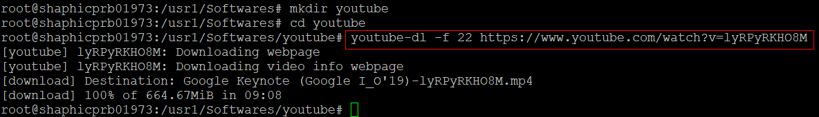 Linux系统中使用youtube-dl下载YouTube网站视频 - 知乎