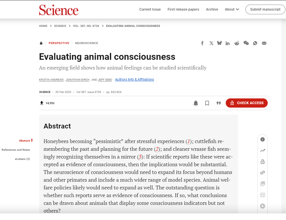 理解动物意识的关键，或许在于“快乐”The Secret to Understanding Animal Consciousness May ...