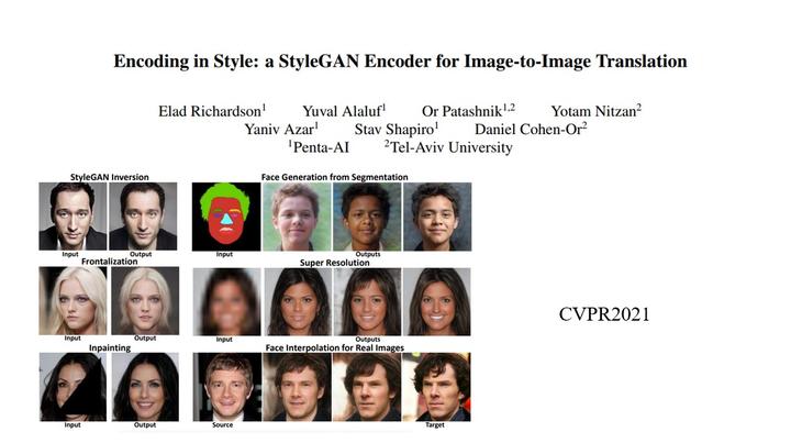【CVPR2021】【图像翻译】Encoding in Style a StyleGAN Encoder for Image-to-Image Translation - 知乎