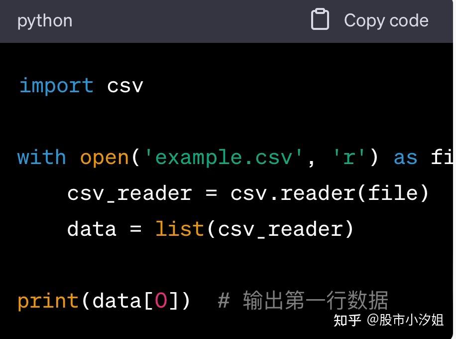 python“_csv.reader”对象不可下标怎么解决？ - 知乎