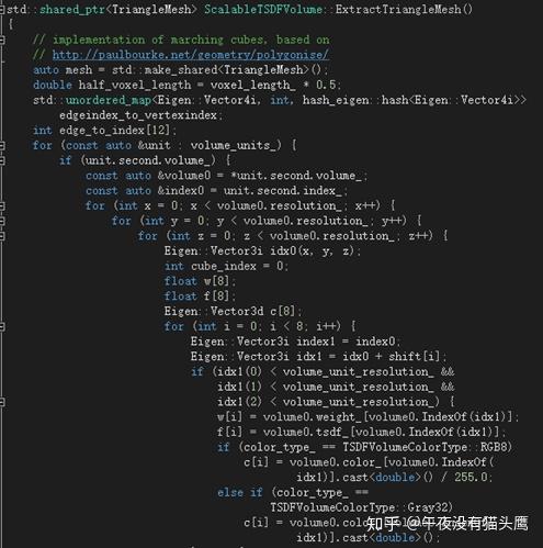 从TSDF到Marching Cubes的mesh构建 - 知乎