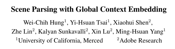 Scene Parsing with Global Context Embedding论文笔记 - 知乎
