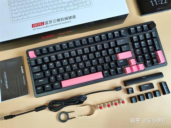 黑爵（AJAZZ）AK992无线三模机械键盘开箱体验评测：精致实用 - 知乎