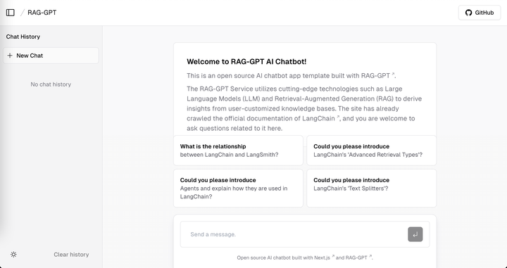 使用RAG-GPT快速搭建LangChain官网智能客服 - 知乎
