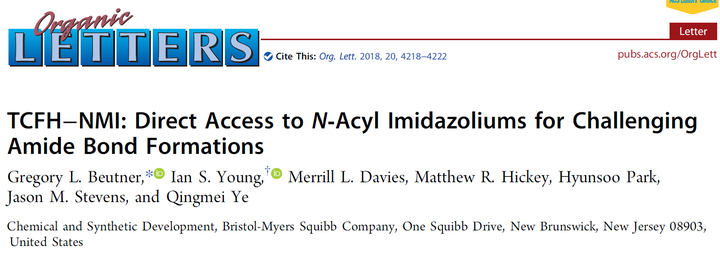 【OL】有地表最强缩合剂美称的TCFH-NMI - 知乎