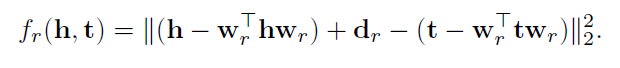 论文笔记：TransH-Knowledge Graph Embedding by Translating on Hyperplanes ...