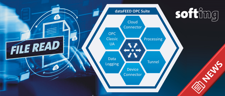 Softing dataFEED OPC Suite Extended新版本支持从XML文件中读取生产数据 - 知乎