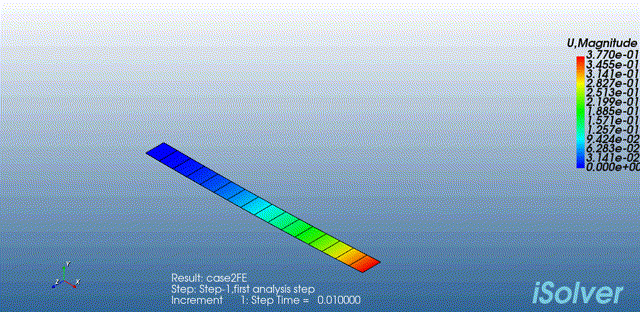 【iSolver案例分享40】壳单元几何非线性Benchmark校核01 - 知乎