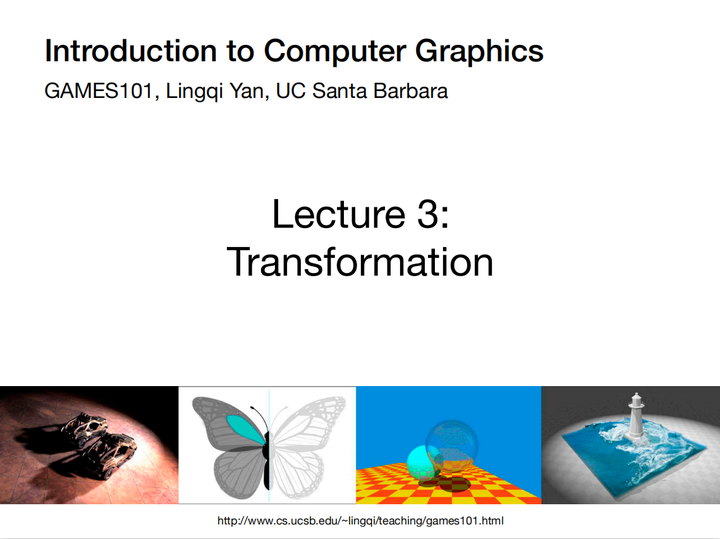 GAMES101笔记_Lec03~04_变换 Transform - 知乎