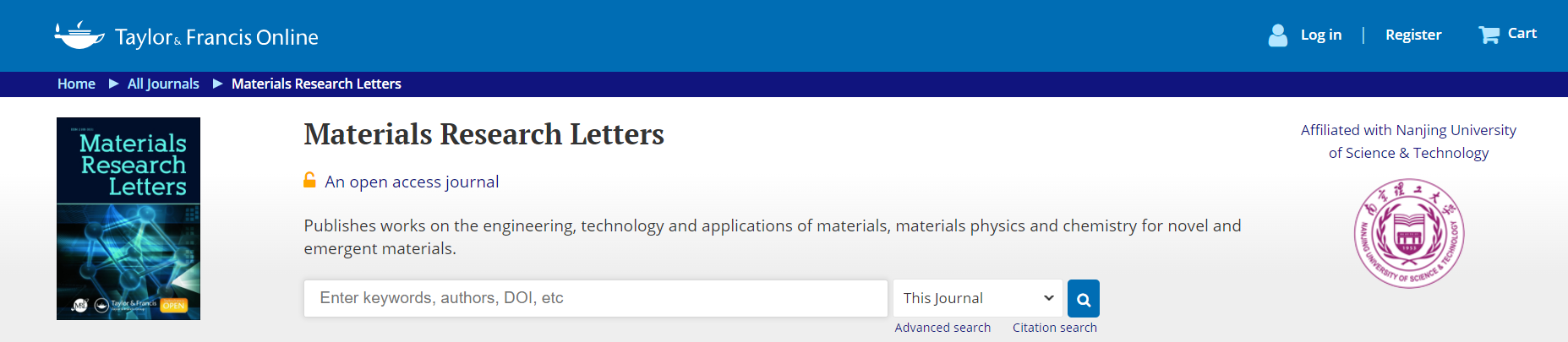 华中科技大学&华南理工大学团队在中国科学院一区期刊Materials Research Letters发表文章 - 知乎