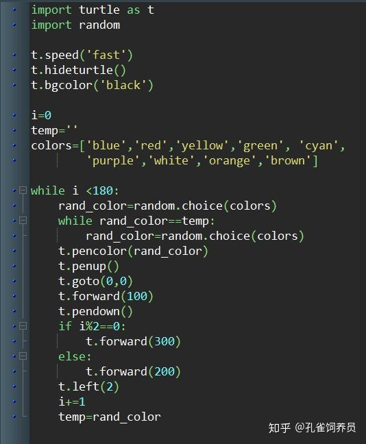 Python turtle库能画出什么好玩的东西？ - 知乎