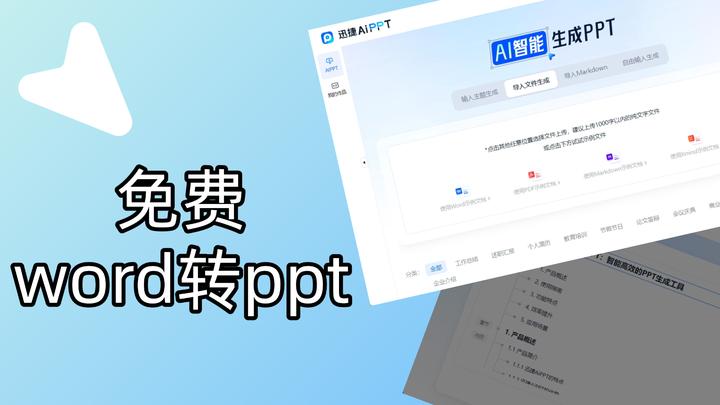 word转ppt在线转换免费工具实测：3步完成文档变演示文稿 - 知乎