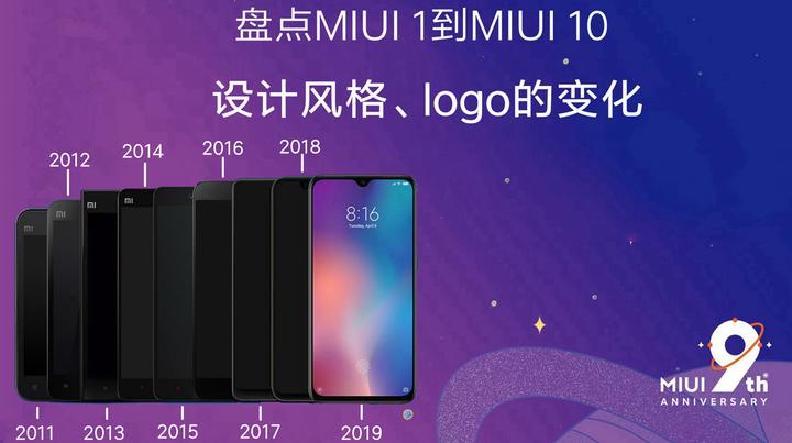 盘点MIUI 1到MIUI 10设计风格、logo的变化 - 知乎
