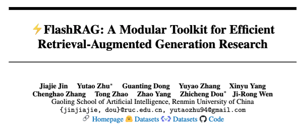 FlashRAG支持多模态啦！ - 知乎