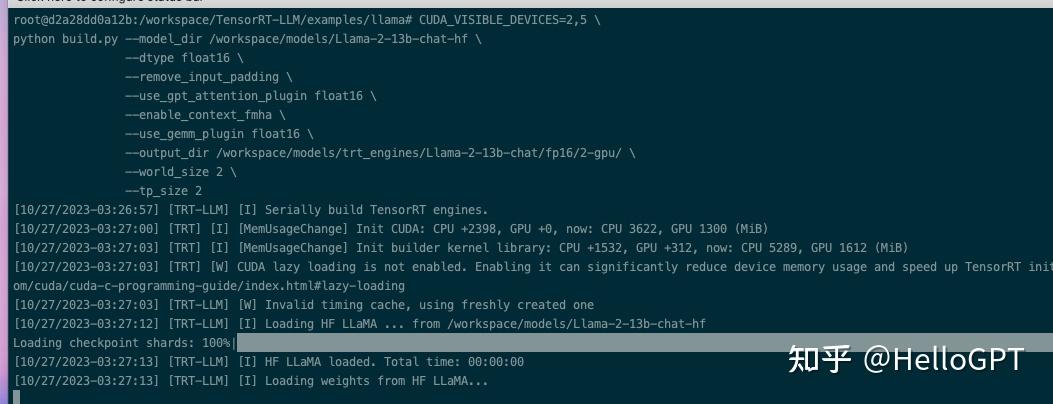 TensorRT-LLM(1)--编译及加载llama模型 - 知乎