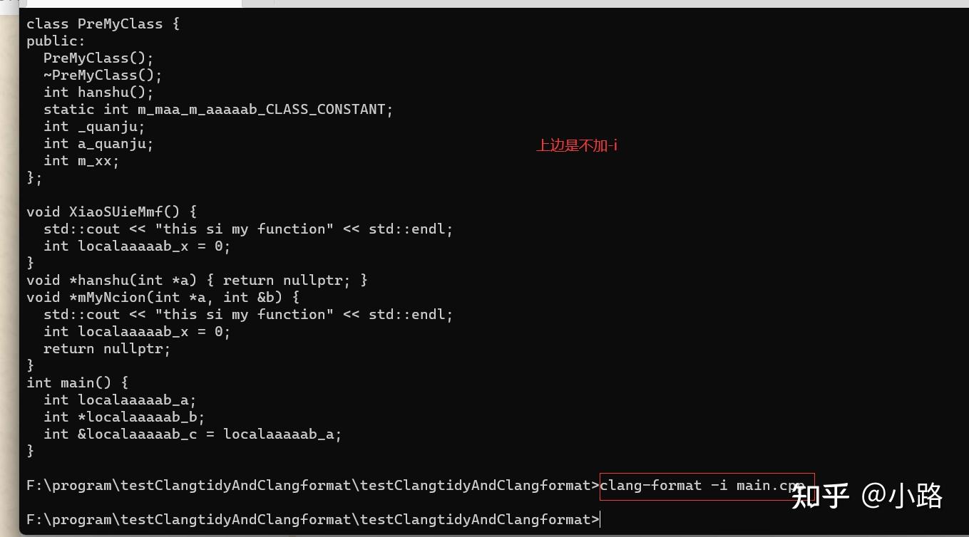 代码格式化 clang-tidy 和clang-format - 知乎