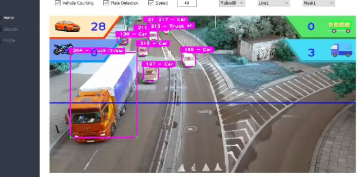 yolov8+deepsort+botsort+bytetrack车辆检测和测速系统 - 知乎