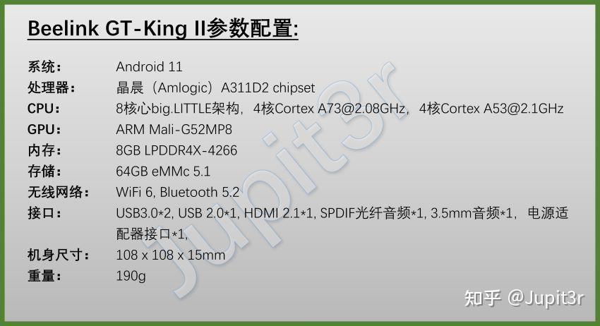 超强的网络播放器，Beelink GT-King II上手评测 - 知乎