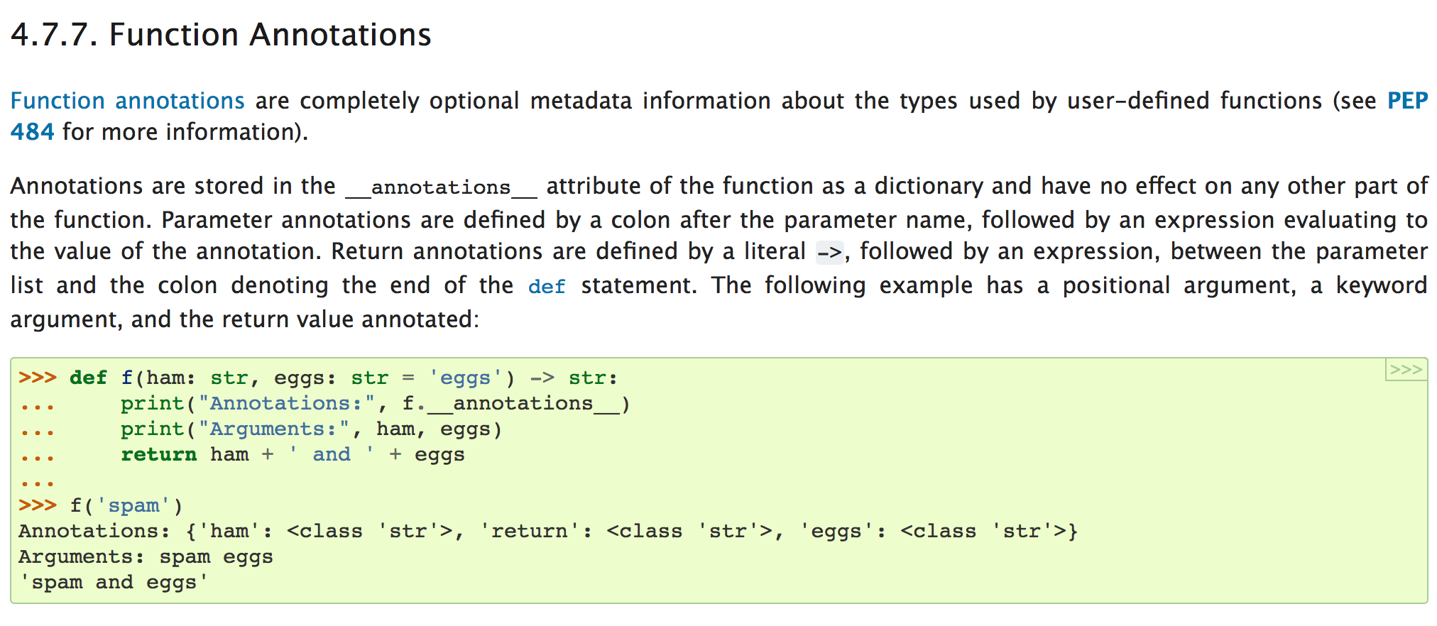 python def xxx() -> None:中的 -> 表示什么意思？ - 知乎