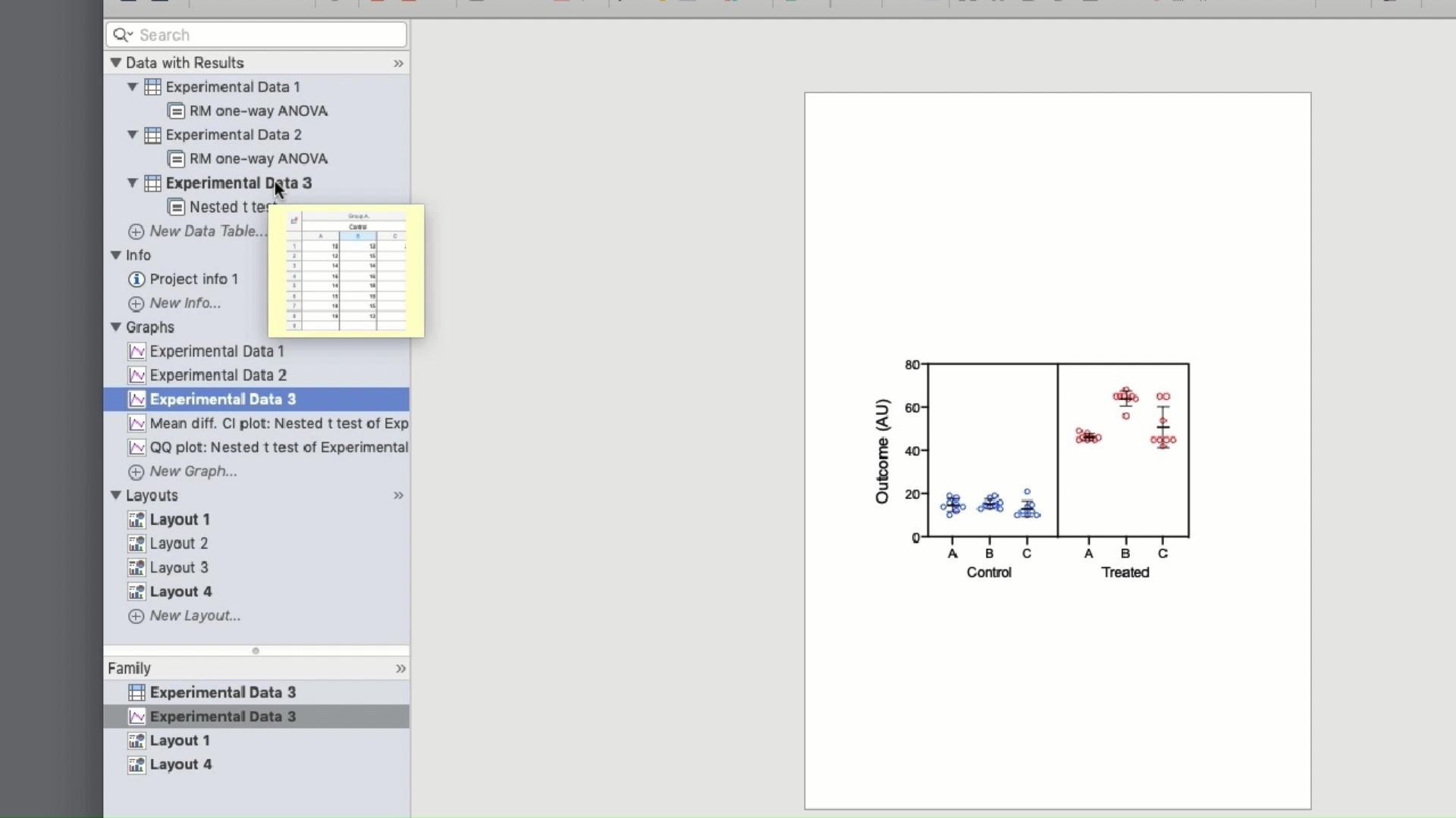 GraphPad Prism 导航面板操作指南.2 - 知乎