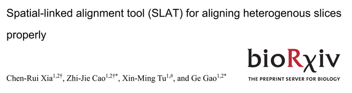 BioRxiv | 高歌课题组开发首个异源Spatial Omics Data Alignment算法——SLAT算法 - 知乎