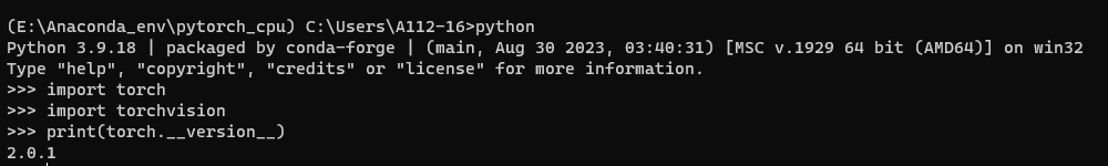 pytorch下载cpu版本（自用） - 知乎