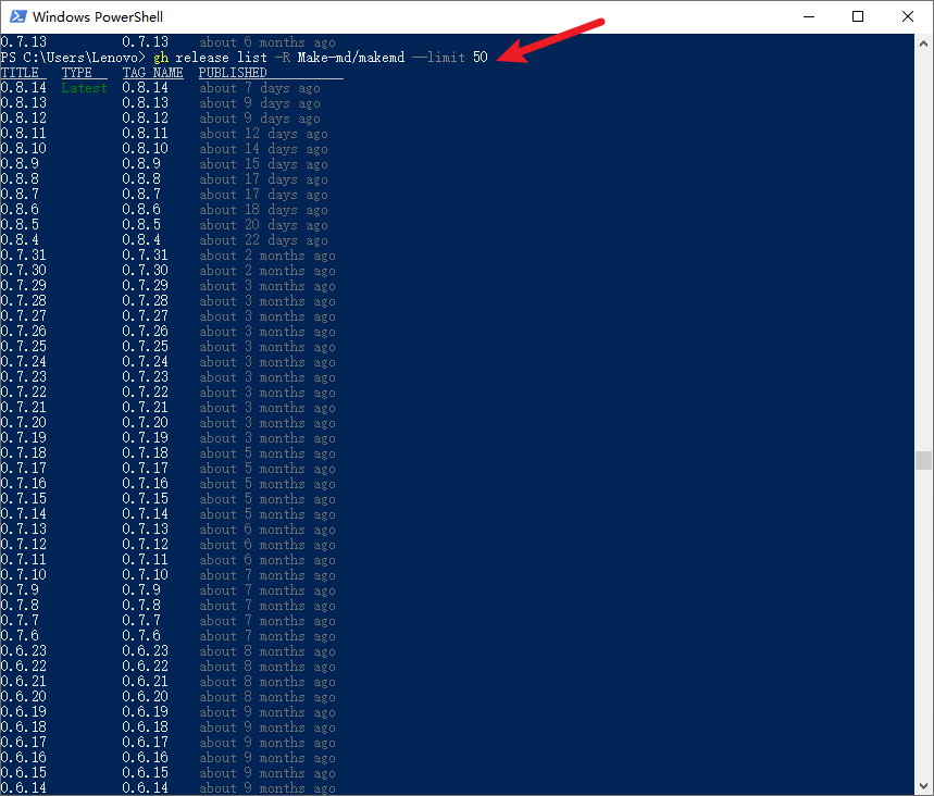 使用cli批量下载GitHub仓库中所有的release - 知乎