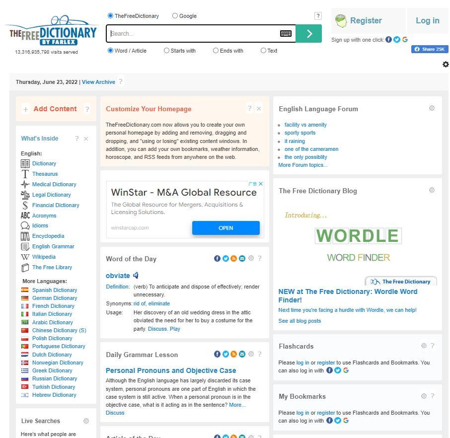 技术科普 | The Free Dictionary：集成式英语词汇搜索引擎 - 知乎