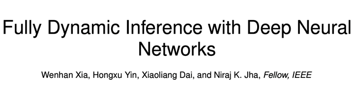 【动态网络】Fully Dynamic Inference with Deep Neural Networks - 知乎