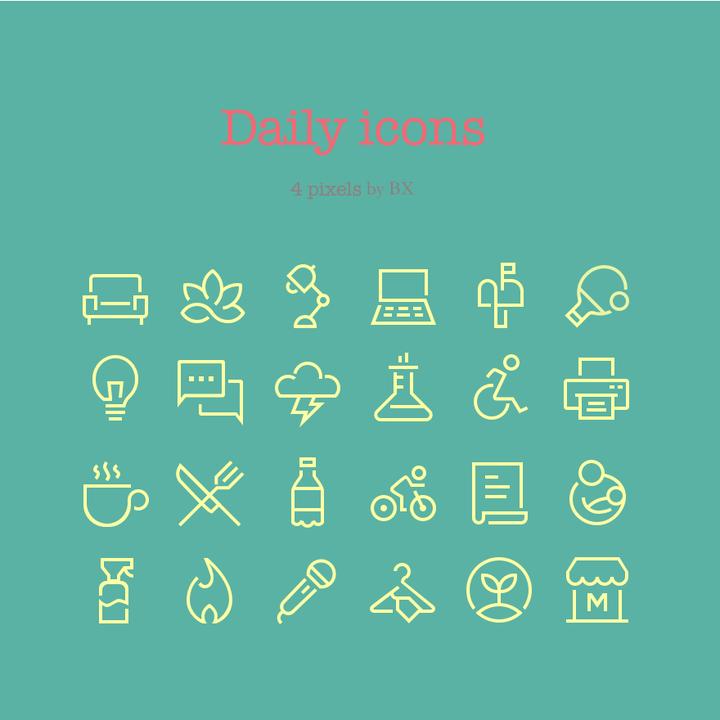 Day 4 daily icons - Sketch - 知乎